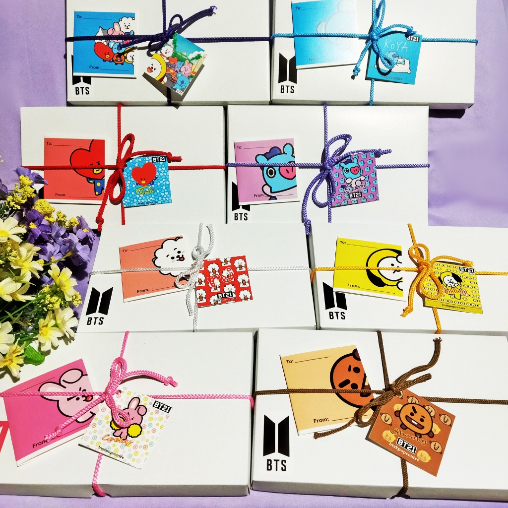 ⁷ KPop BTS Enhanced Stationery Gift in Tiny White Box - Jin Suga JHope ...