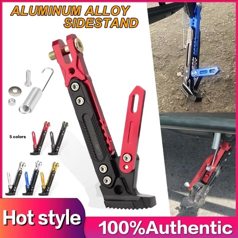 Universal Motorcycle Side Stand Adjustable Foot Side Support Stand CNC ...