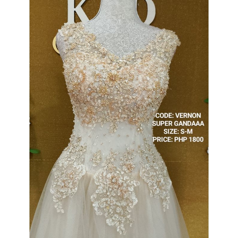 DEBUT GOWNS: CODE: (VERMON) | Shopee Philippines