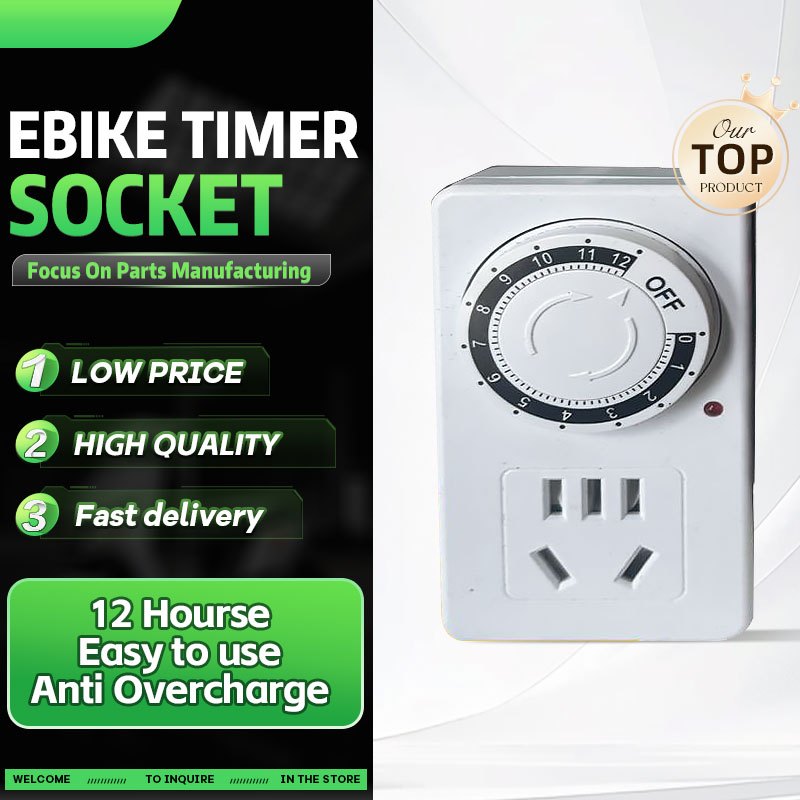 12 Hours Electrical Mechanical Timer Socket Ebike Countdown | Shopee ...