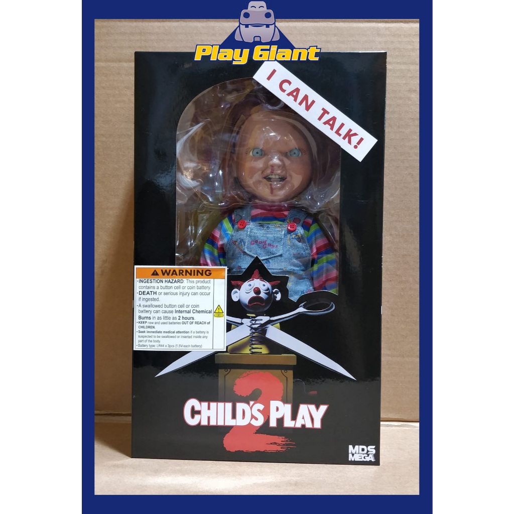 Mezco Child's Play Menacing Chucky Talking Mega-Scale 15inch Doll ...