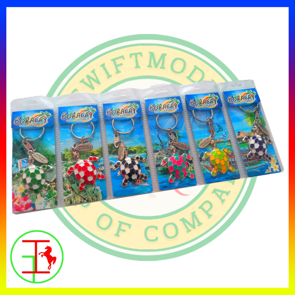 6-in-1 BORACAY Sea Turtle Keychains | Shopee Philippines