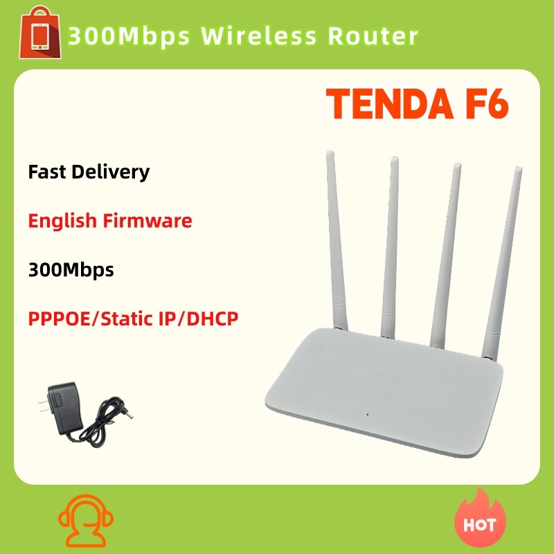 Second Hand TD F6 300Mbps Wireless Router English Version WIFI(Contains ...