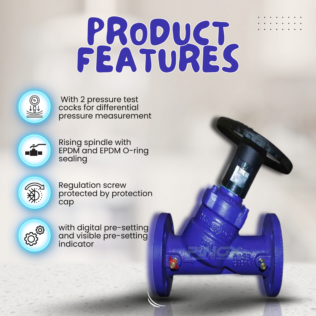 Cast Iron Balancing Valve, Handwheel, Flanged Type, Honeywell | Shopee ...