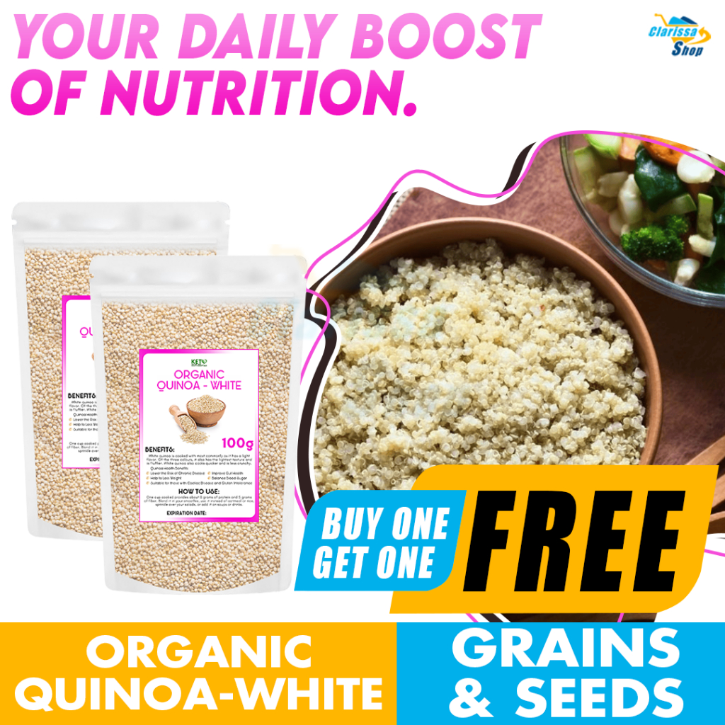 BUY 1 TAKE 1 Organic Quinoa White 100g | Shopee Philippines