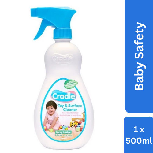 Cradle Natural Toy & Surface Cleaner Spray Bottle 500ml | Shopee ...