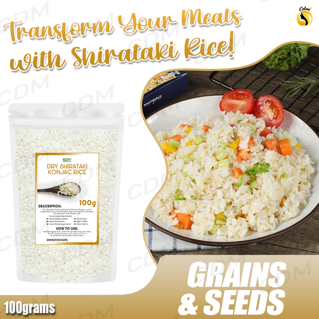 Dry Shirataki Rice 100g | Shopee Philippines