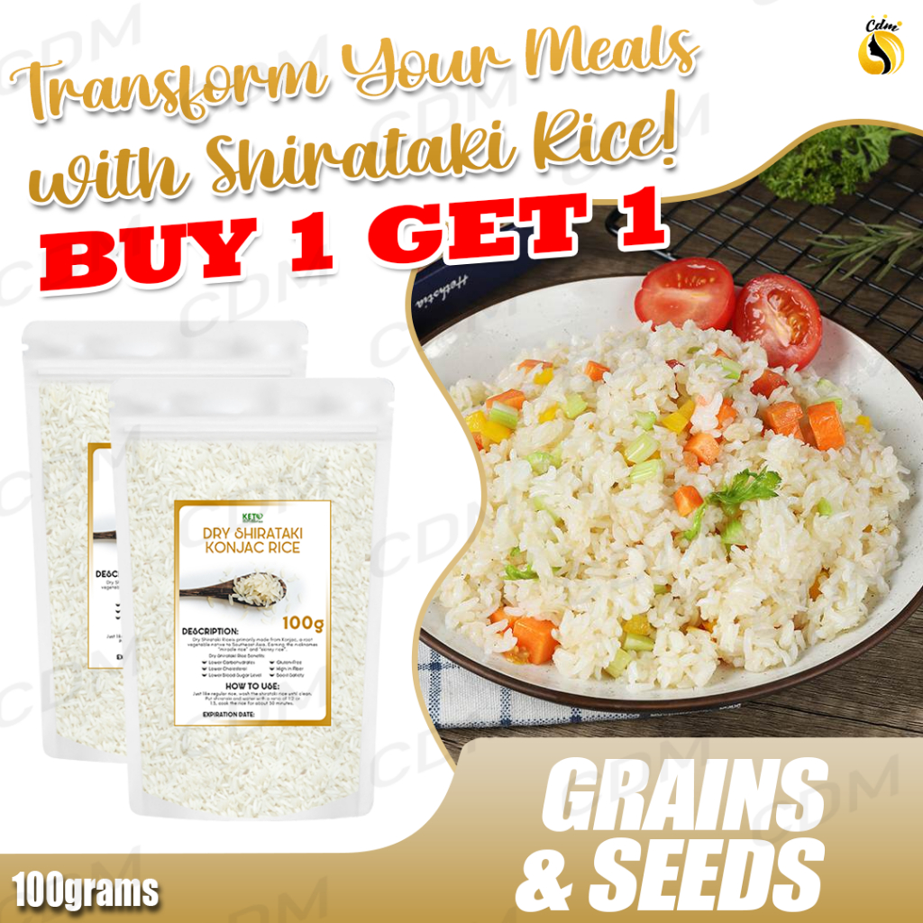 BUY 1 TAKE 1 Dry Shirataki Rice 100g | Shopee Philippines
