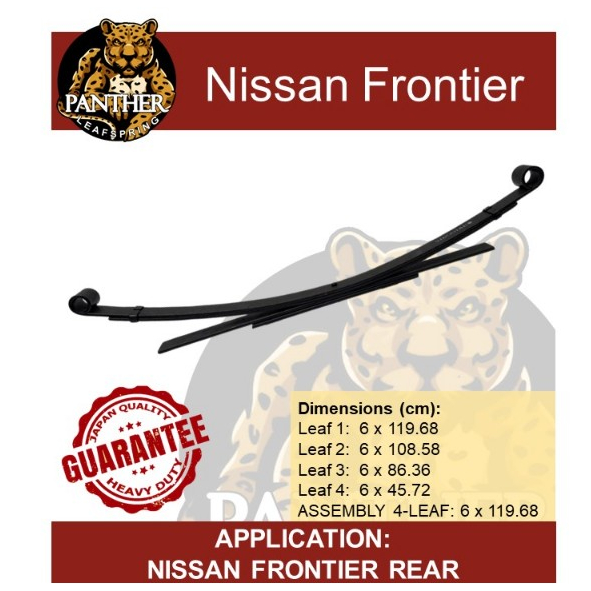 Molye / Leaf Spring ASSEMBLY for Nissan Frontier Rear (MATIBAY ...
