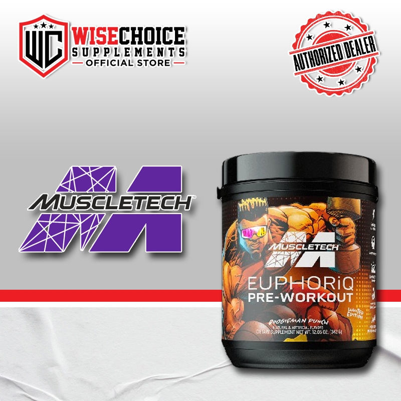 Muscletech Euphoriq Pre-Workout 20 Servings Boogieman Punch | Shopee Philippines