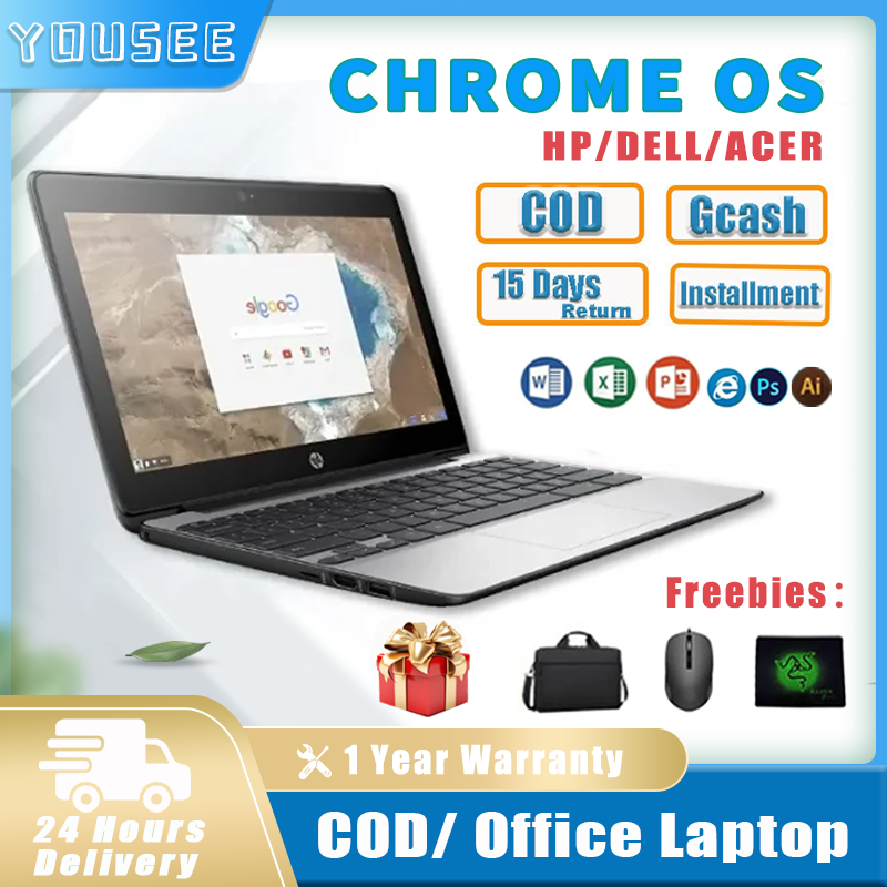 [HP/Dell] Chromebook 11.6/14inch 4GB+128GB - 2nd Hand Laptop for Online ...