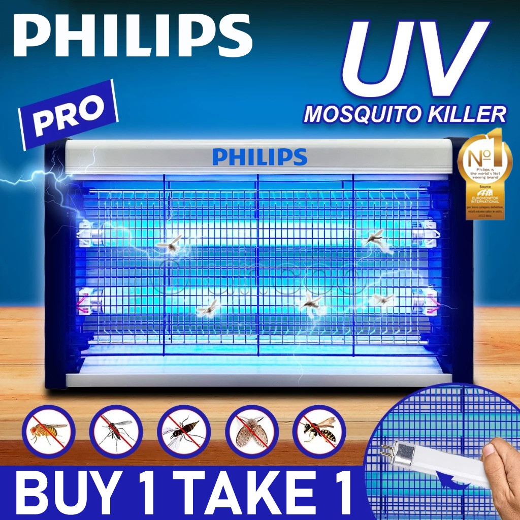 PHILIPS BUY 1 TAKE 1 Sensor Lamp Mosquito Insect Killer Lamp 40W ...