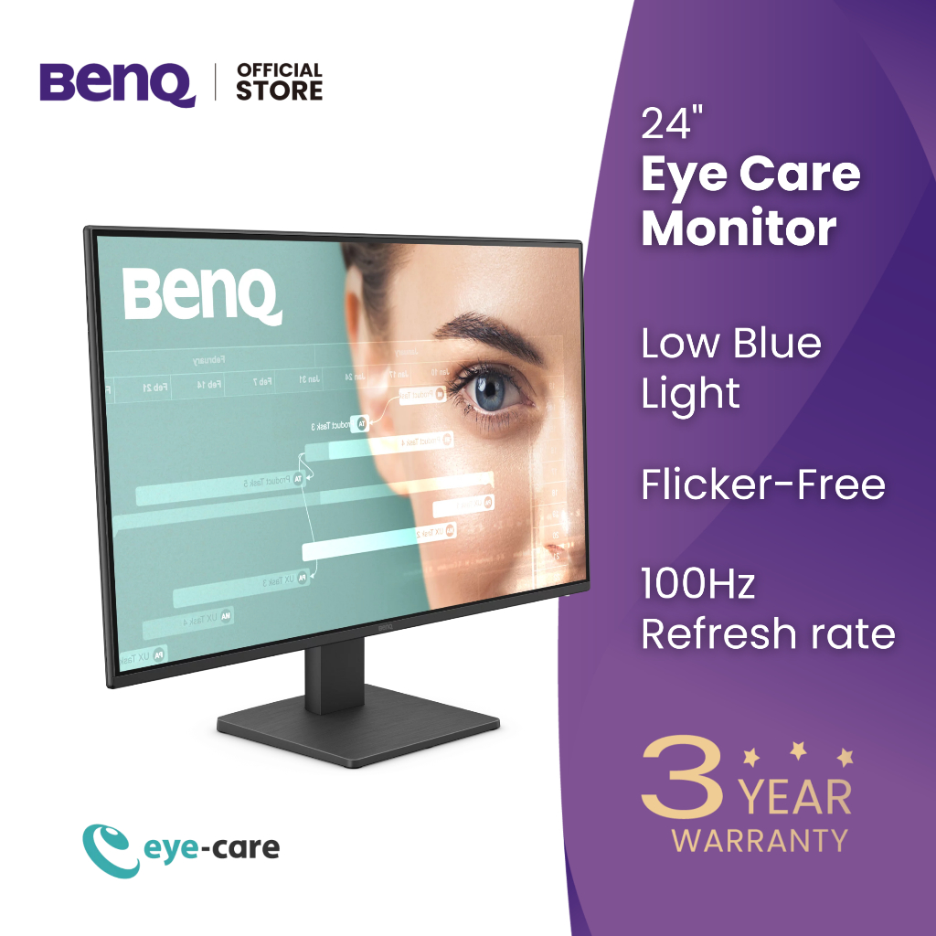 BenQ GW2491 | 23.8" 1080p FHD 100Hz Eye-Care Monitor | Shopee Philippines