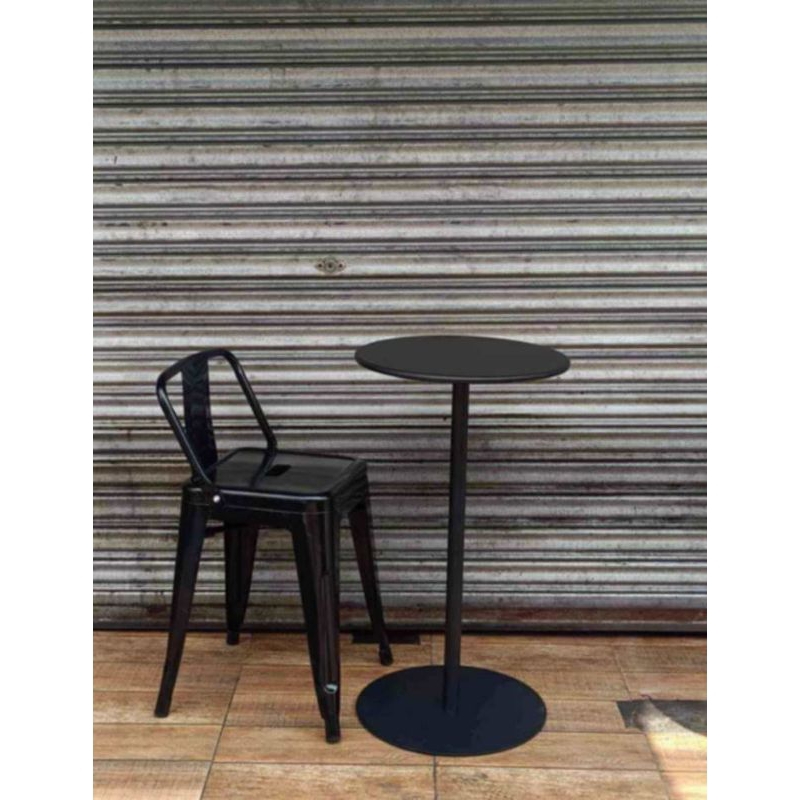 Tolix Low Stool | Metal Dining Chair | Shopee Philippines