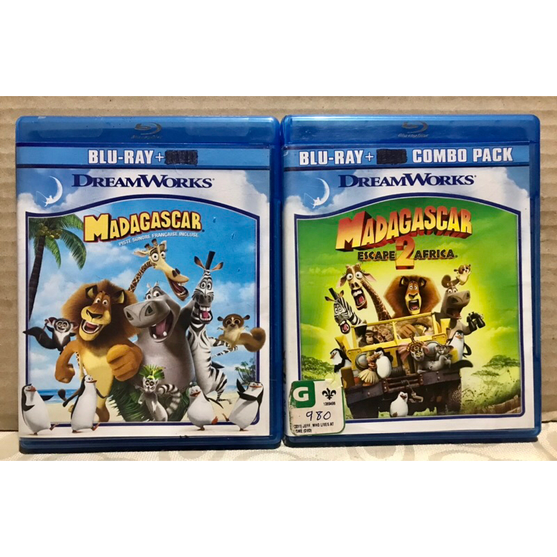 MADAGASCAR & MADAGASCAR Escape To Africa - Blu-Ray Bundle Sale ...