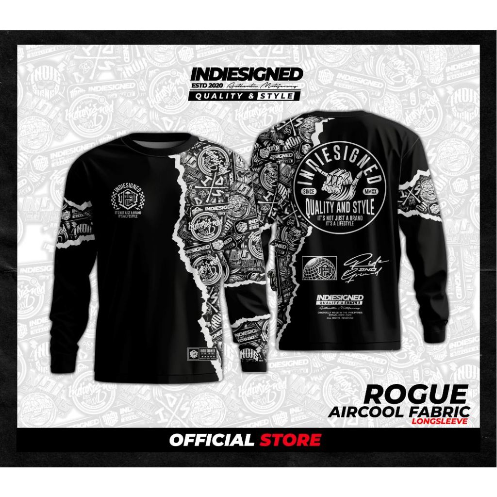 INDIESIGNED ROGUE (AIRCOOL RIDING JERSEY) | Shopee Philippines