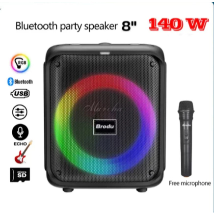 IKARAOKE BOX with microphone BrodU BTS-1783 professional system ...