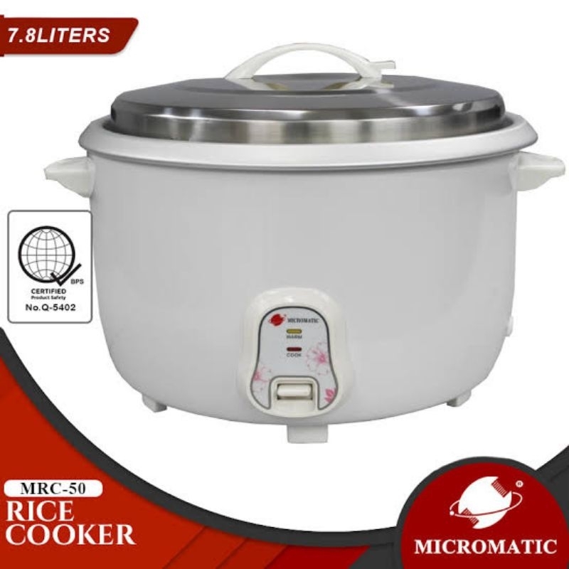 MICROMATIC RICE COOKER MRC-50 45cups | Shopee Philippines