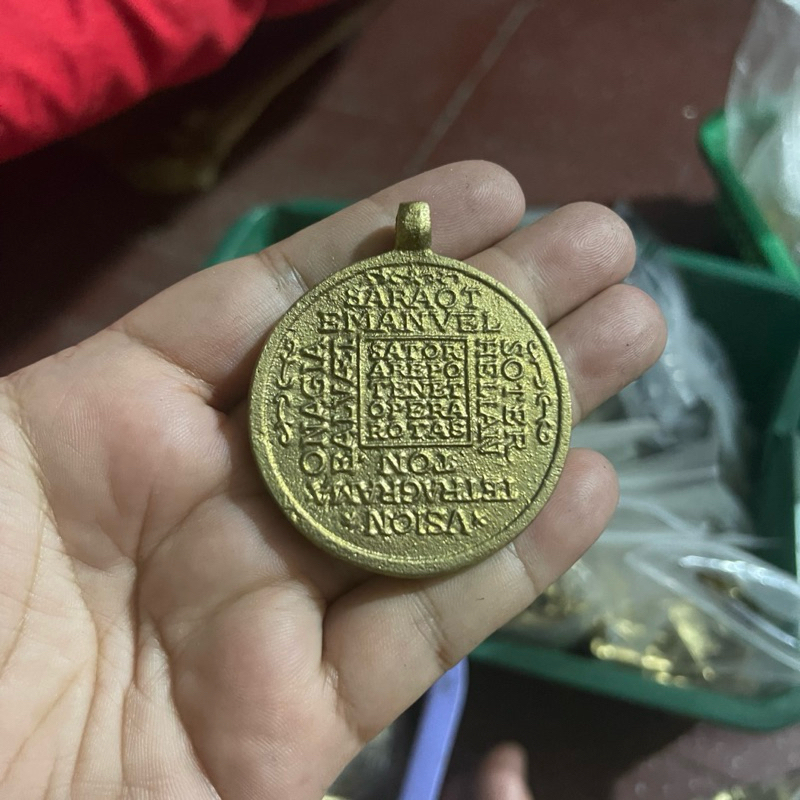 Sator Puso Not Engraved Big Medal | Shopee Philippines