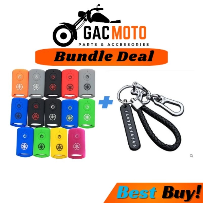Bundle Deal Motorcycle Remote Key Silicone Cover for Yamaha Nmax V2 ...