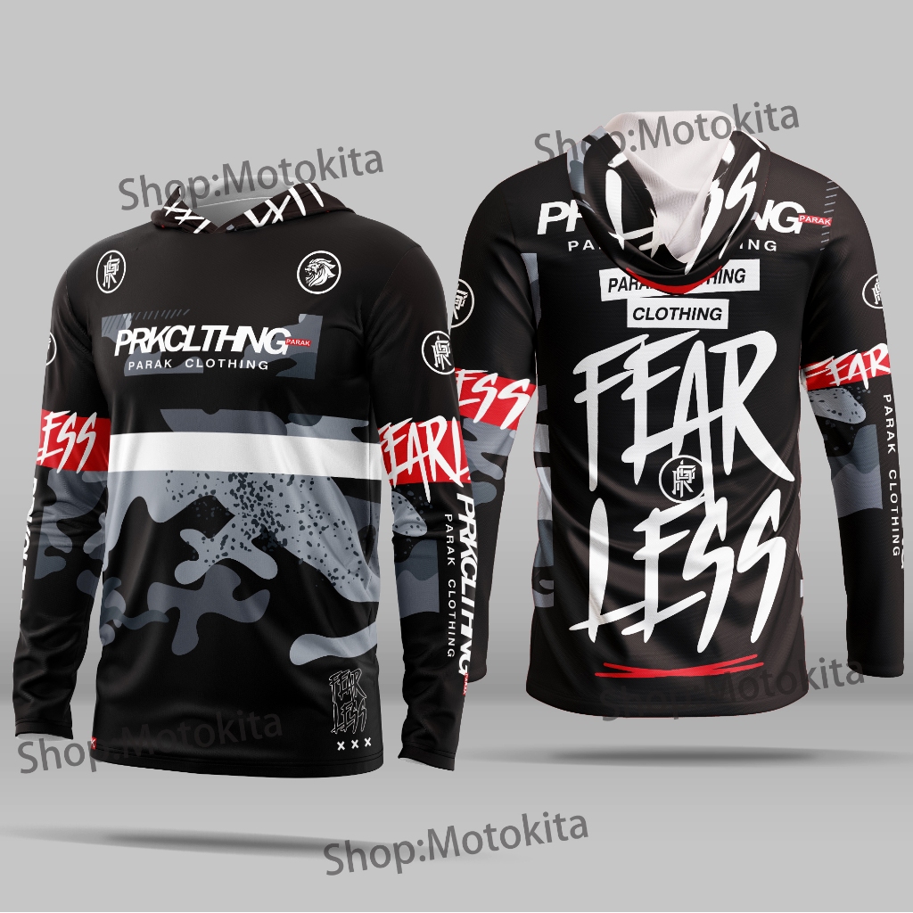 Hoodie Warmer Jersey Riding for men Motorcycle Long Sleeve T-shirt Full Sublimation Jersey ...