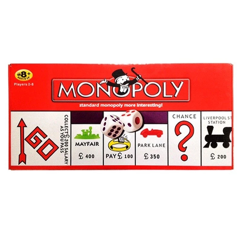 DGdreams Monopoly Classic Board Game Red | Shopee Philippines