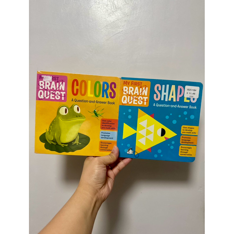 Brain Quest Colors and Shapes (2 books) | Shopee Philippines
