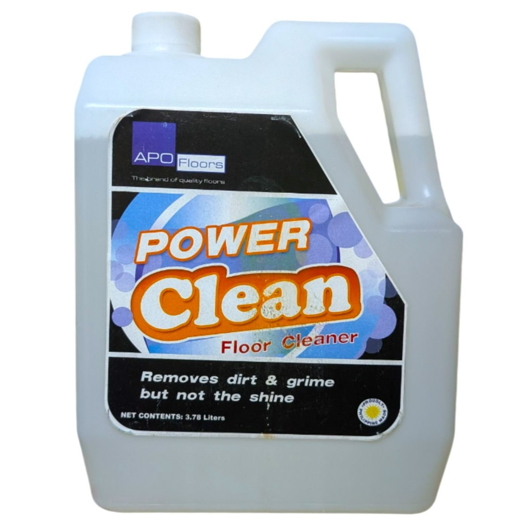 Apo Power Clean Floor Cleaner Powerclean - 1 Gallon | Shopee Philippines