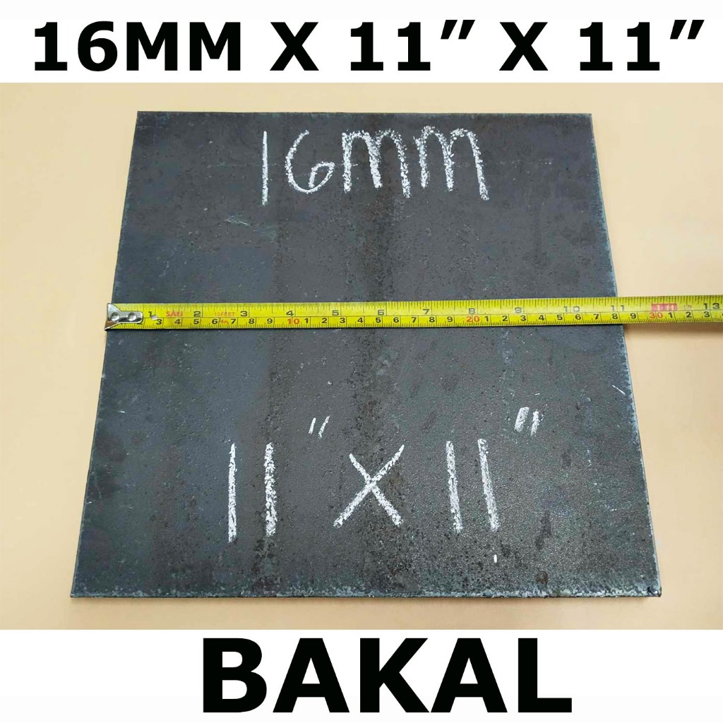 MS BASE PLATE 16MM X 11" X 11" MILD STEEL ...