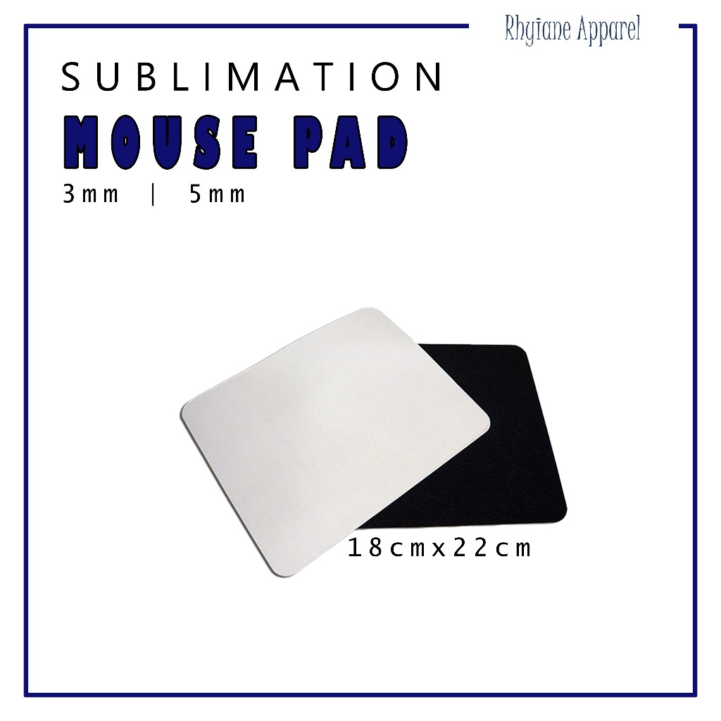 Sublimation Mouse Pad 18cm*22cm | Shopee Philippines