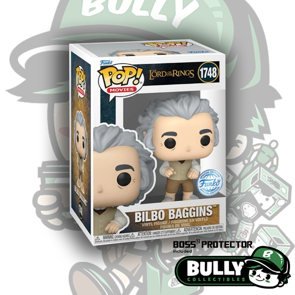 Funko POP! Movies: Lord of the Rings - Bilbo Baggins (FSE) 1748 With ...