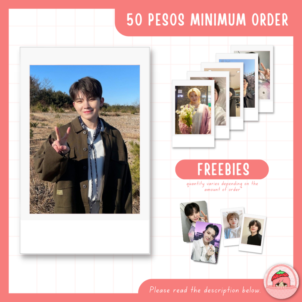 [10 PIECES] WOOZI BOYFRIEND POLAS PC PHOTOCARD UNOFFICIAL FANMADE PRINT ...