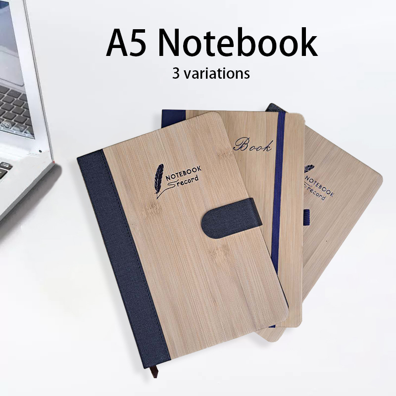 A5 Wooden Mark Notebook - 96 Pages, Office Stationery | Shopee Philippines
