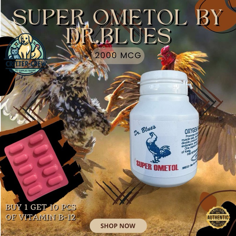 SUPER OMETOL 2000mcg 100pcs BY DR BLUES WITH FREE B12 | Shopee Philippines