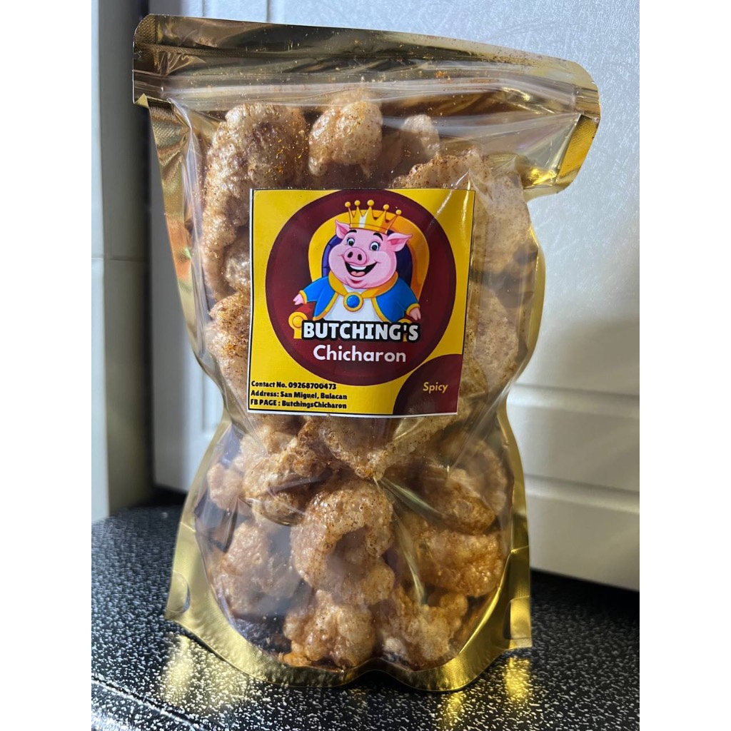 Butchings Flavored Chicharon Spicy | Shopee Philippines