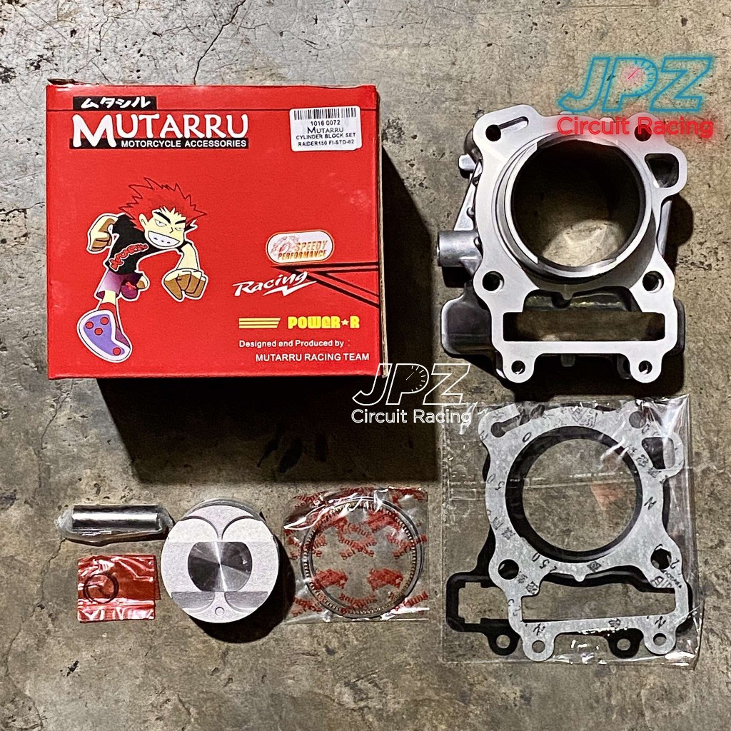 MUTARRU 62mm ENGINE BLOCK w/ PISTON SET for SUZUKI RAIDER 150 Fi ...
