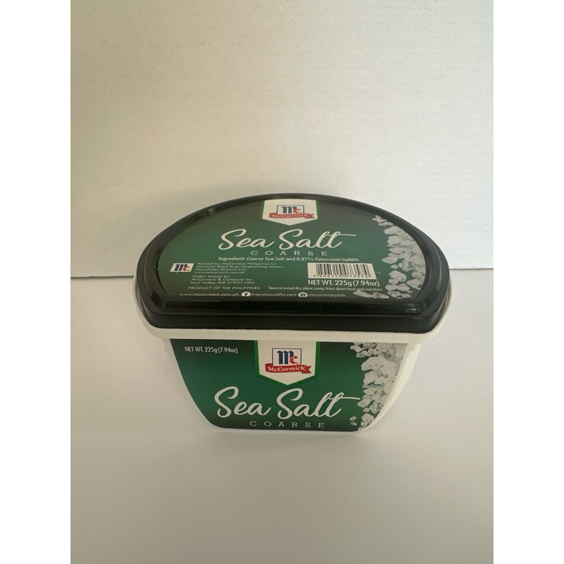McCormick Sea Salt Coarse 225g | Shopee Philippines