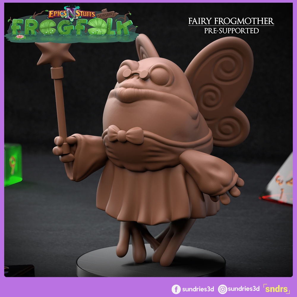 Frogfolk Minis, Dungeons and Dragons, 3D Printed, Tabletop Miniature ...