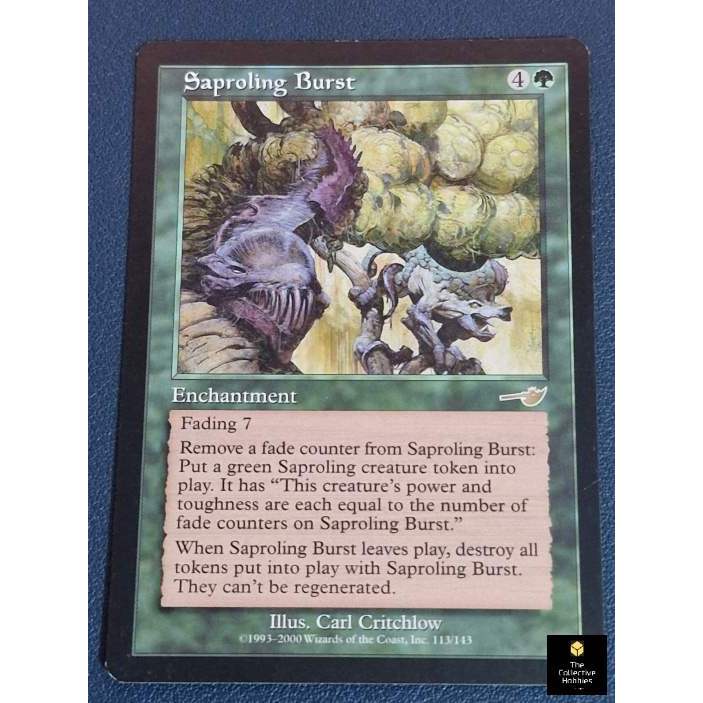 Magic the Gathering - MTG Card Game - Saproling Burst - NEM (NF) [GREEN ...