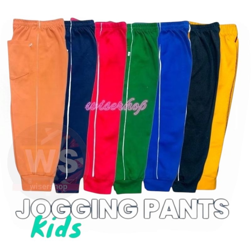 P E JOGGING PANTS FOR KIDS SPORTS / SCHOOL UNIFORM | Shopee Philippines