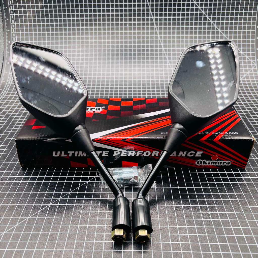 OKIMURA SIDE MIRROR SET FOR HONDA PCX 160 | Shopee Philippines