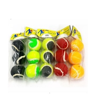 3pcs Rubber Tennis Ball Assorted | Shopee Philippines