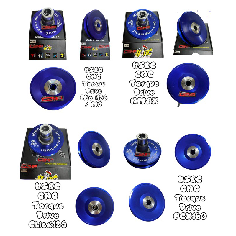 HIRC CNC Torque Drive NMAX Mio i 125 PCX 160 Click 125 | Shopee Philippines