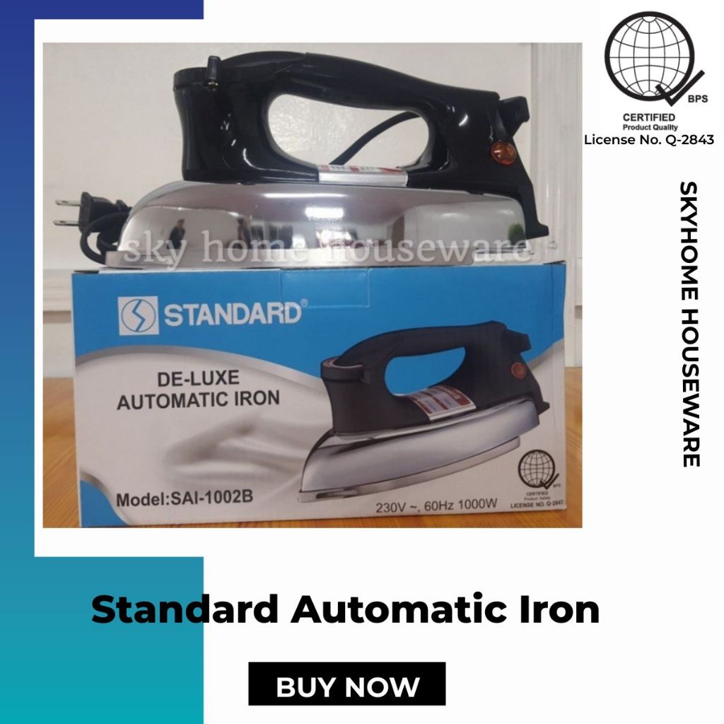 STANDARD FLAT IRON / PLANTSA (SAI-1002B) | Shopee Philippines