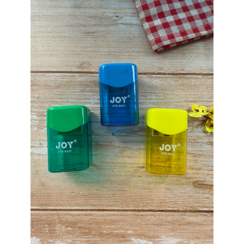 Joy Pencil Sharpener Double Hole with cover JTS-9231 (1pc) | Shopee ...