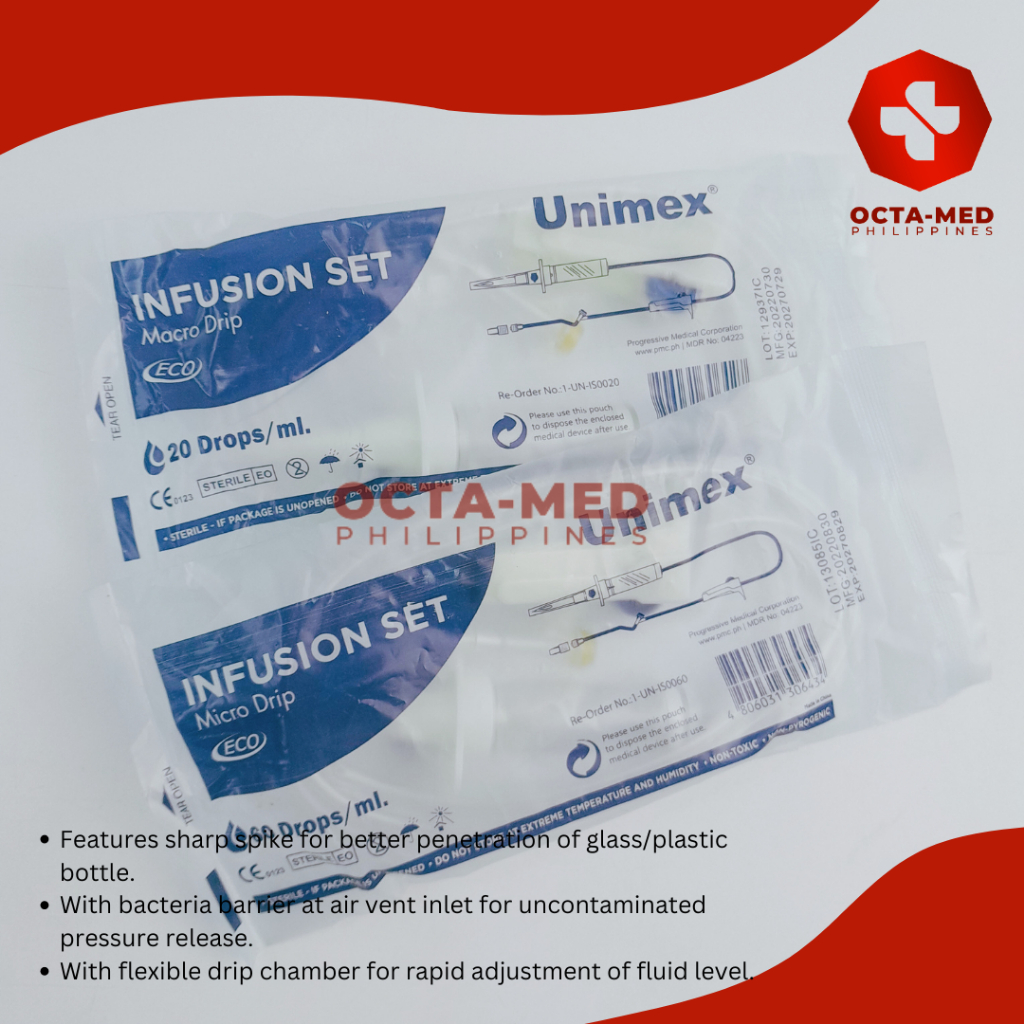 Infusion Set Macro & Micro | UNIMEX WHOLESALE | Shopee Philippines