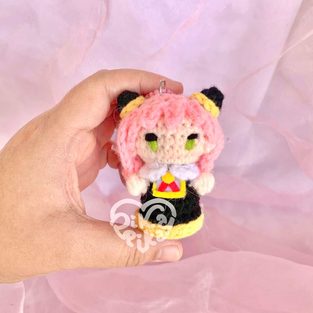 Anya Forger Crochet Chibi Keychain (Spy X Family) | Shopee Philippines
