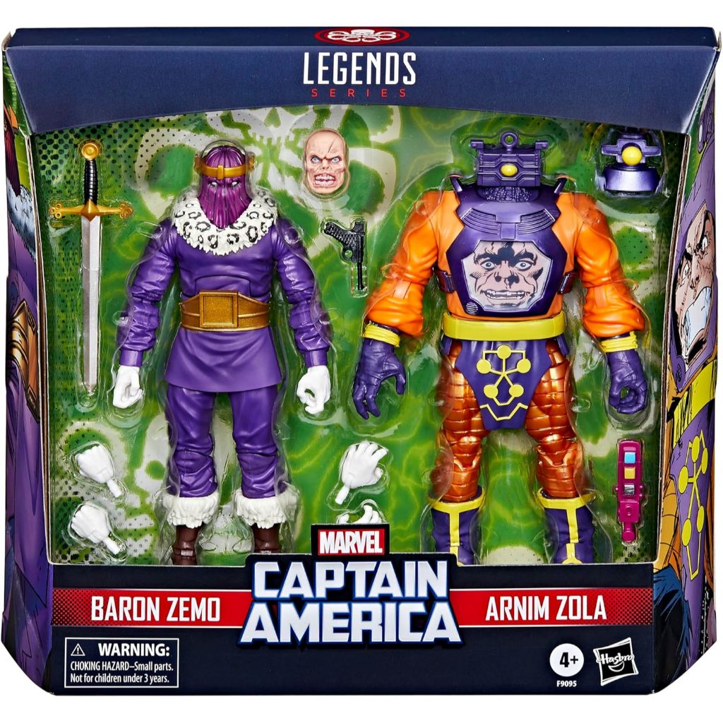 Marvel Legends Captain America Baron Zemo And Arnim Zola MISB Brand New ...