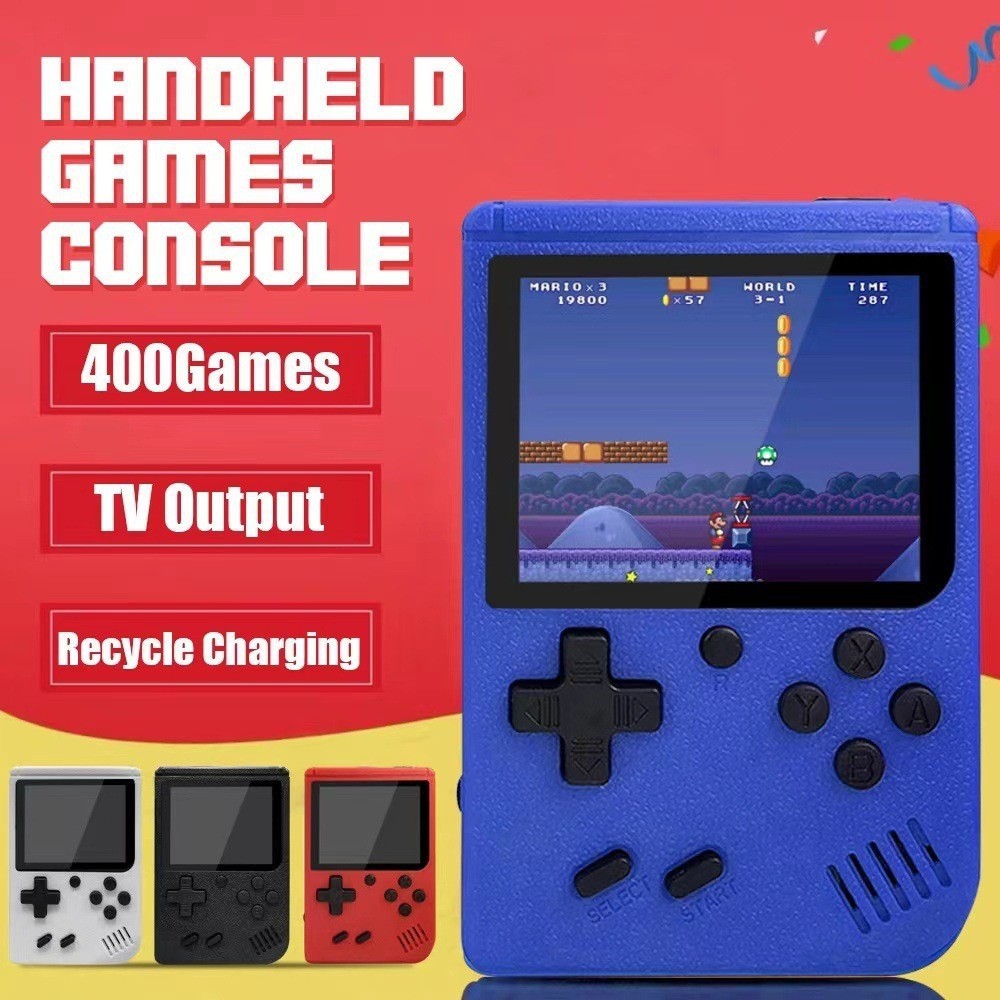 1/2 Player Handheld Retro SUP Gaming Console with 400 In 1 Game Box ...