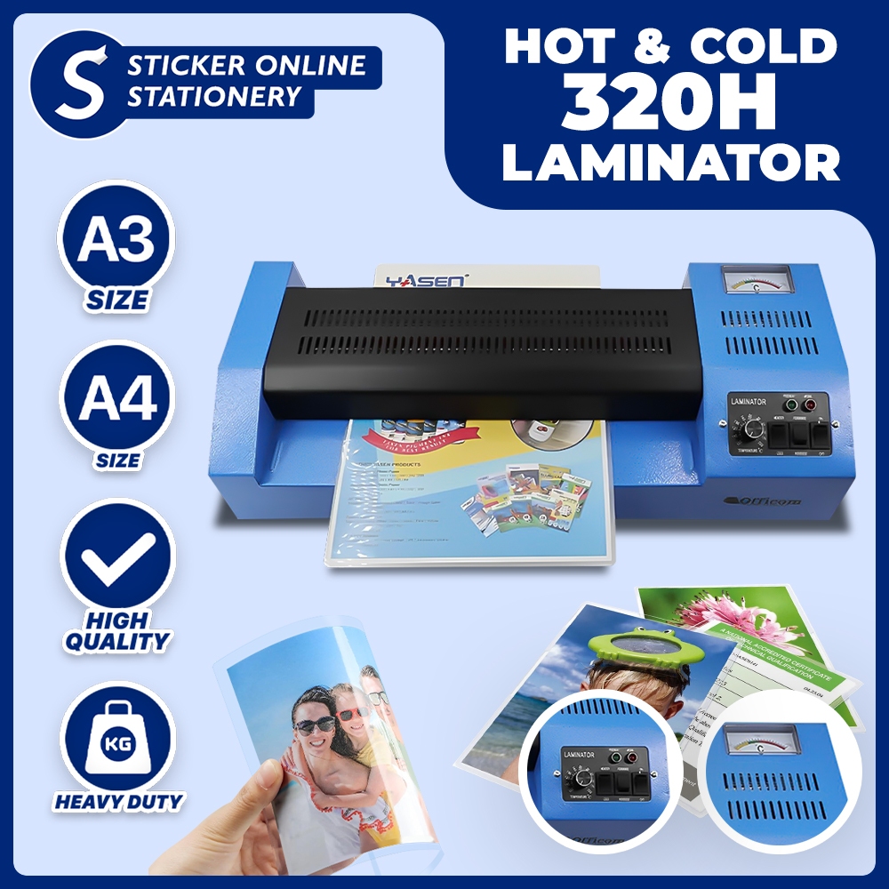 Laminator 320 HD A3 / A4 Laminating Machine HOT / COLD / REVERSE 220V | Shopee Philippines